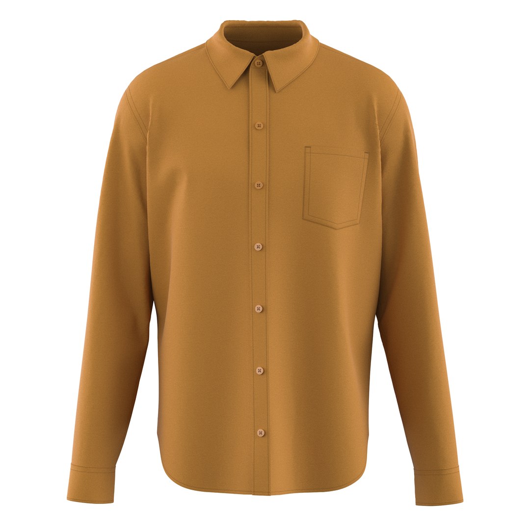 Classic Shirt Design 3D Model - TurboSquid 1994784