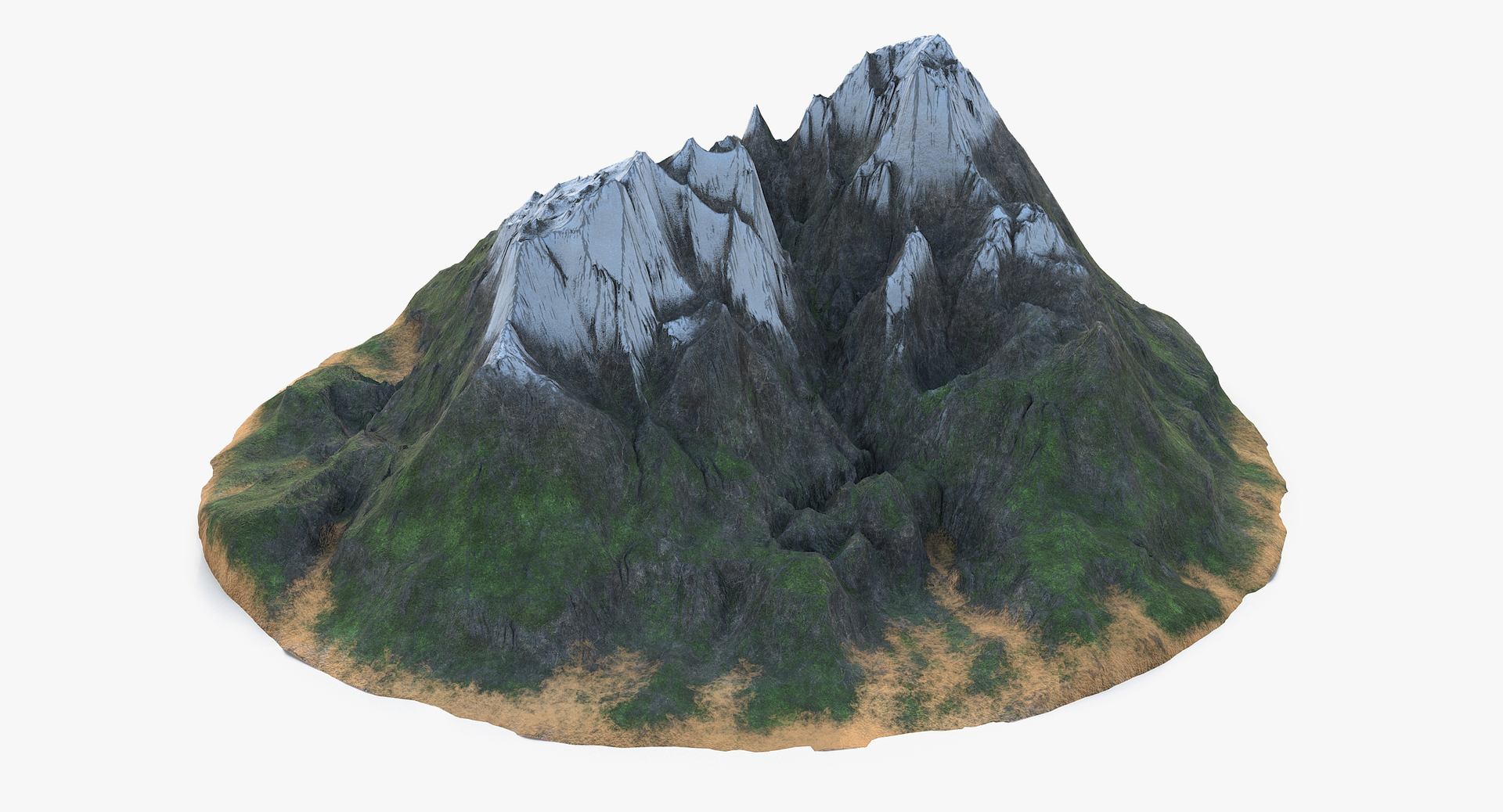 Mountain v2 3D model - TurboSquid 1337598