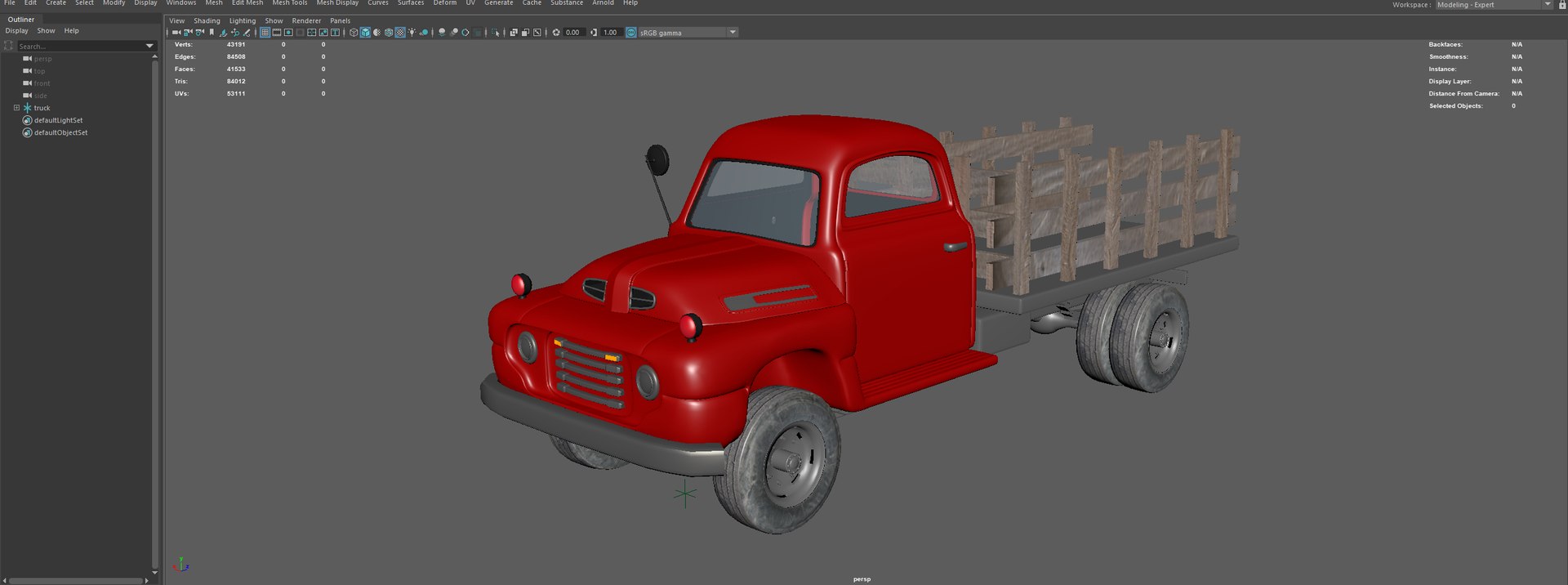 3D logging truck - TurboSquid 1400224
