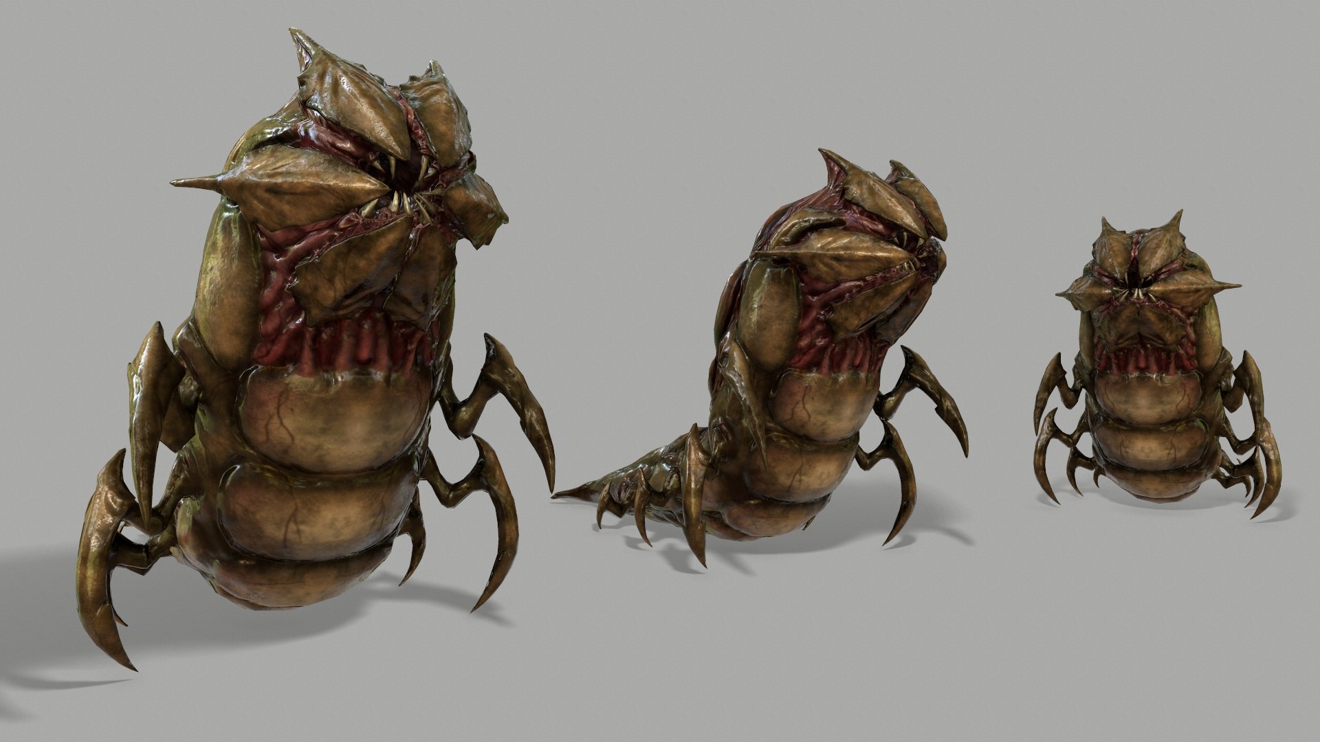 3D Worm Big Model - TurboSquid 1390842