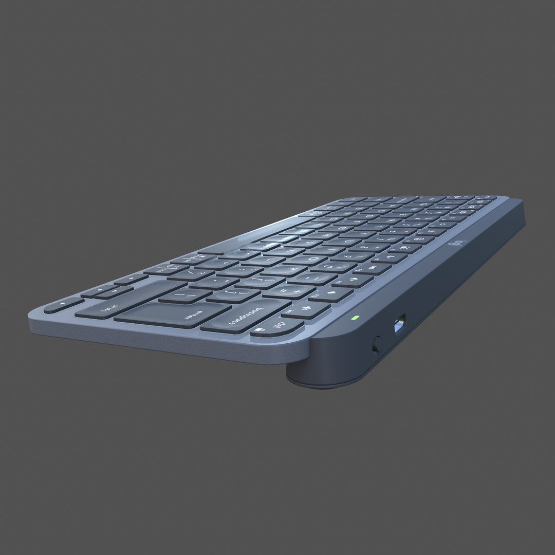 Logitech MX KEYS MIN Model - TurboSquid 1892959