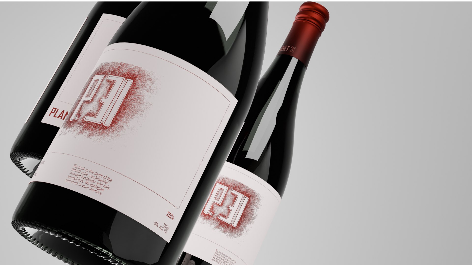 3D Wine Bottle Model - TurboSquid 2379120