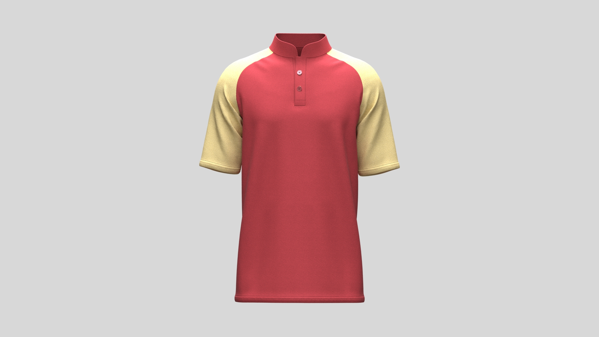 Classic Raglan Sleeve Mens Knit Fashion Polo 3D Model - TurboSquid 2018418
