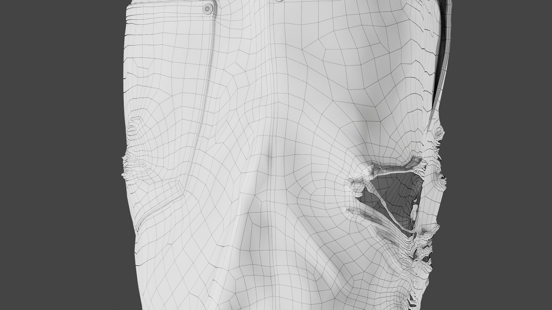 Mesh men s jean 3D model - TurboSquid 1642458