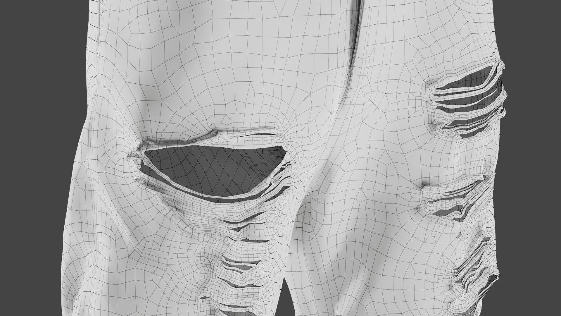 Mesh men s jean 3D model - TurboSquid 1642458