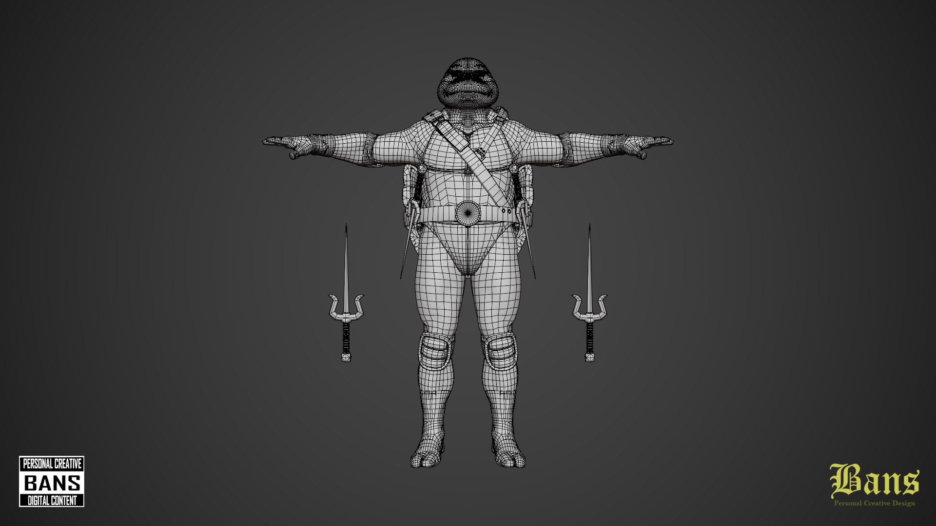 REALISTIC RAPHAEL TMNT 3D Model - TurboSquid 2085260