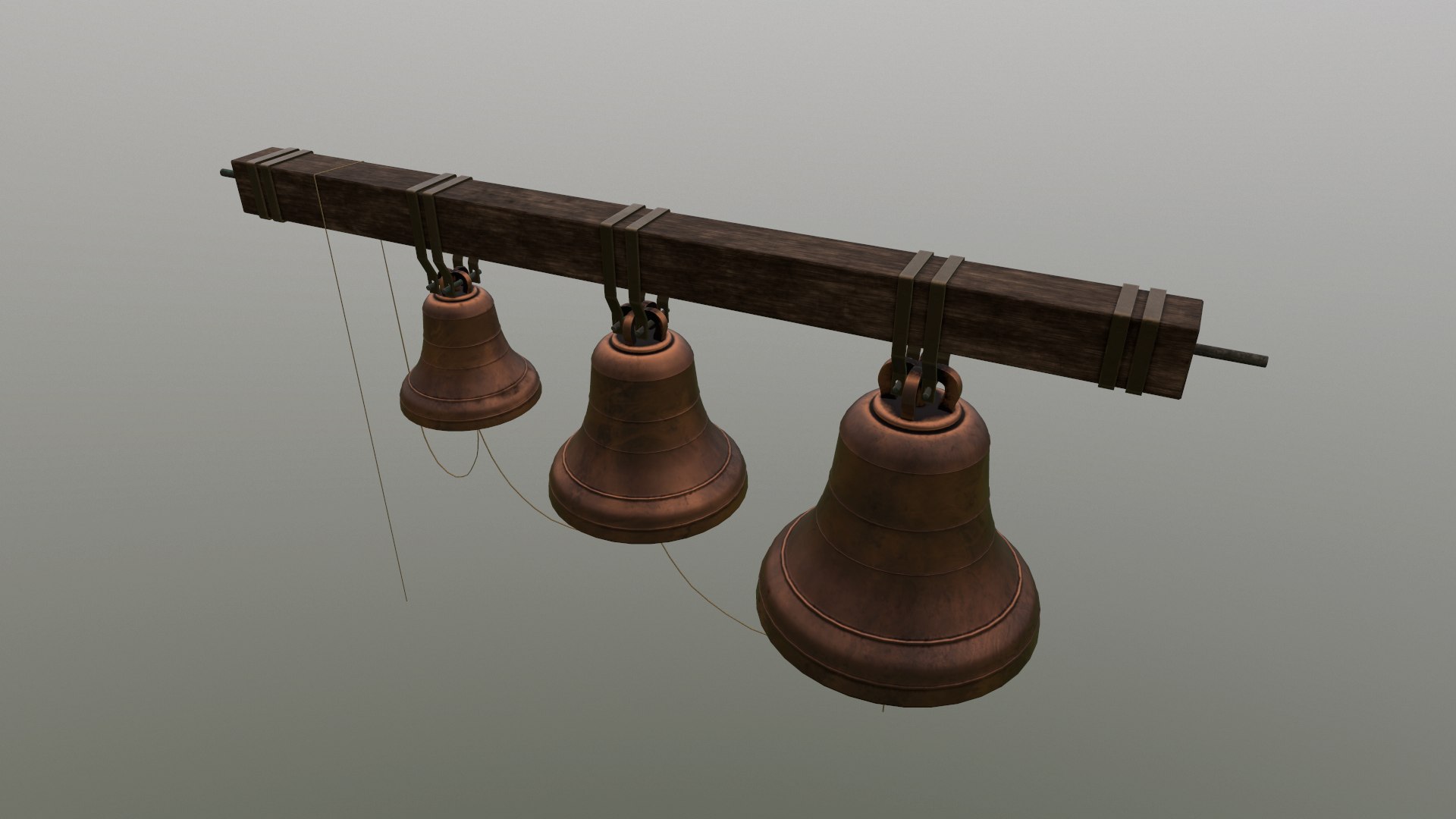 Church bells 3D model - TurboSquid 1466472
