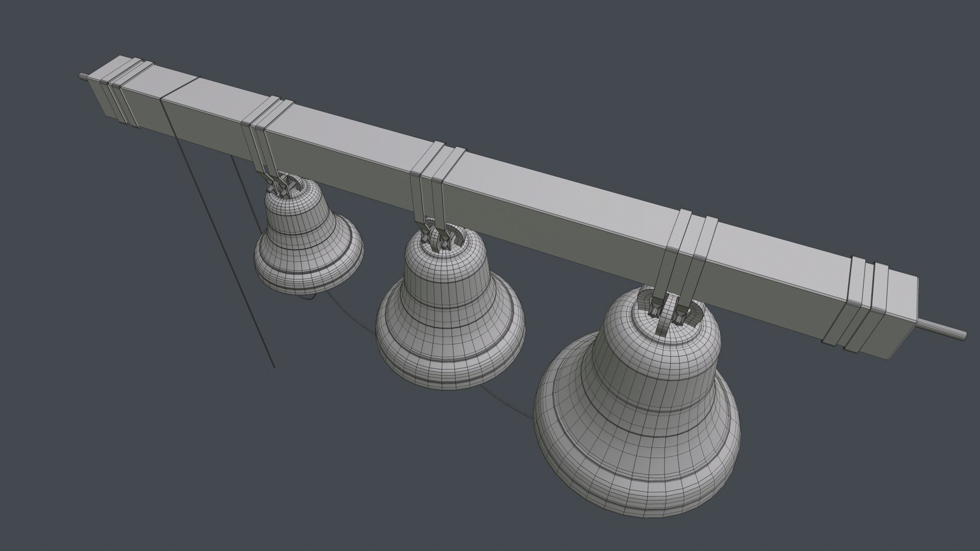 Church bells 3D model - TurboSquid 1466472