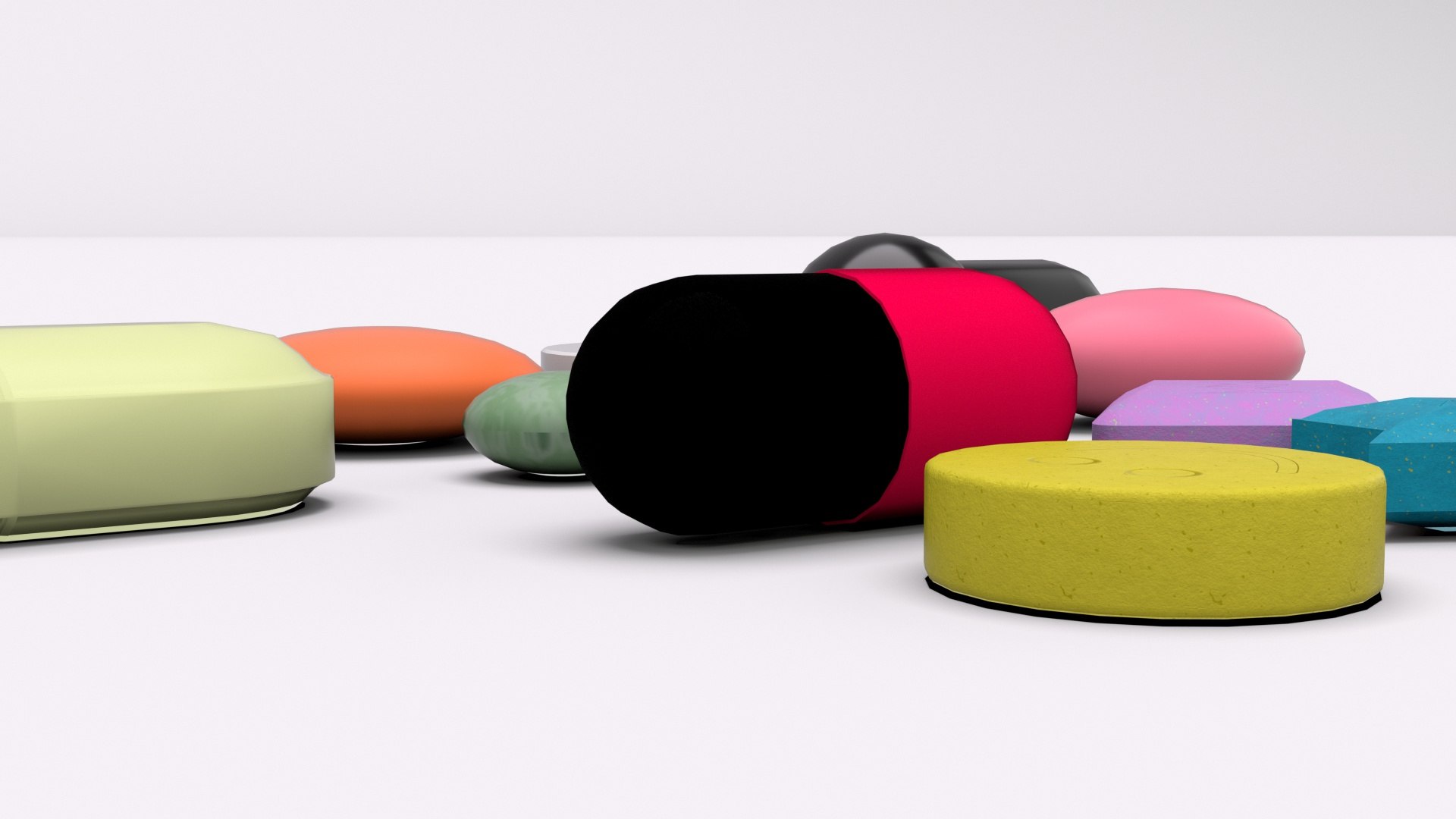 3D Model Simple Pills Pack - TurboSquid 1989628