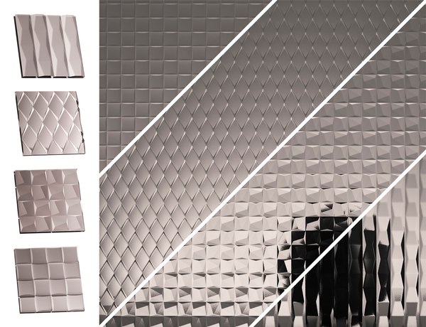 modelo 3d Fluted glass Set 07 - TurboSquid 1905602