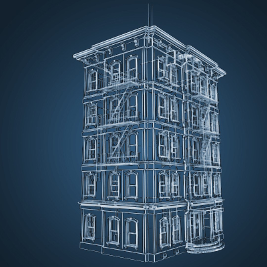Vintage Architectural Building 3d Max