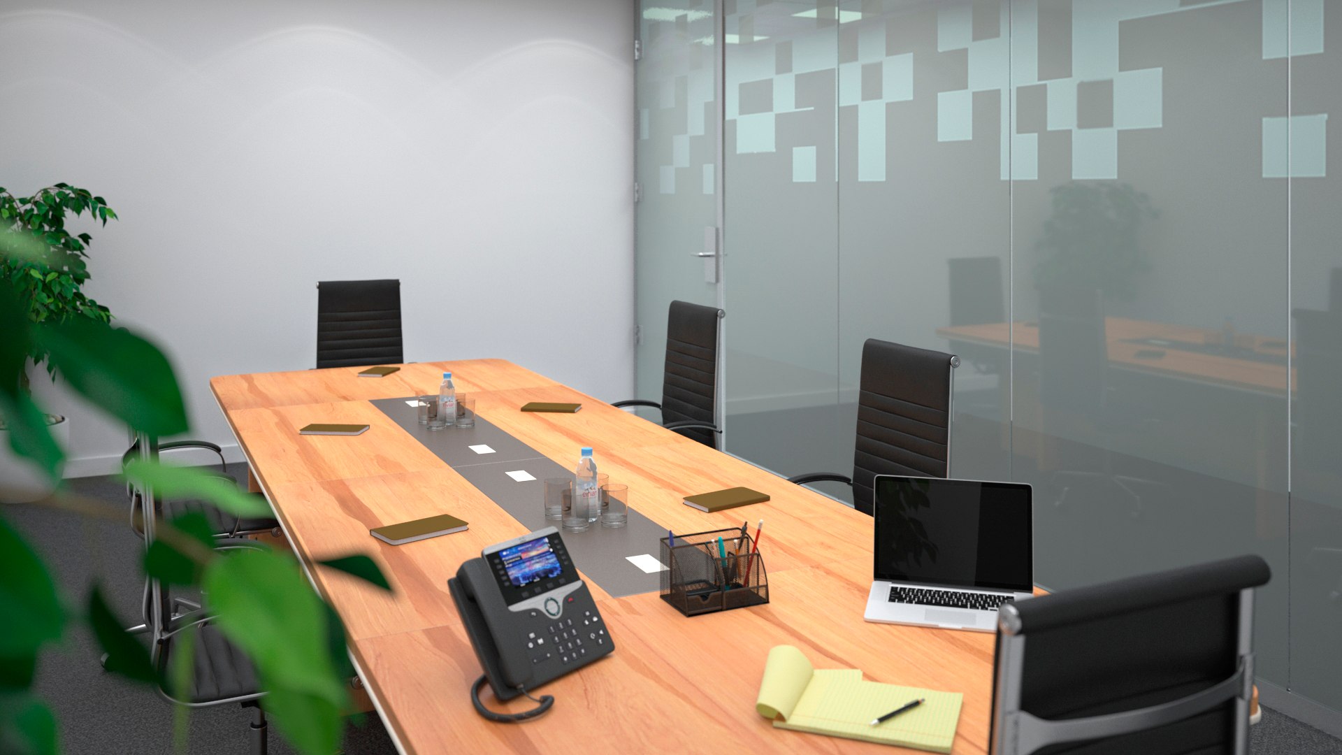 Meeting Room with Filling 3D - TurboSquid 2073152