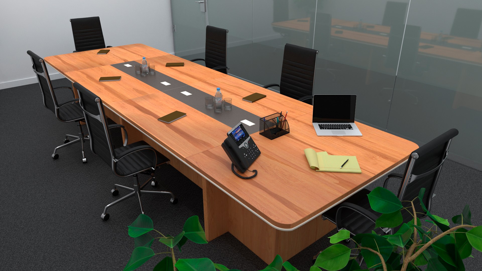 Meeting Room with Filling 3D - TurboSquid 2073152