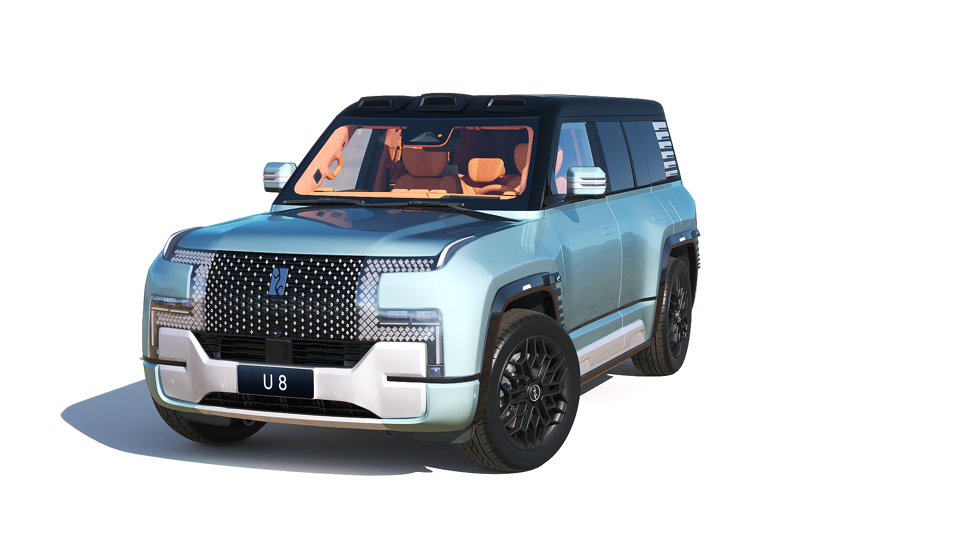 2024 BYD YangWang U8 with interior model - TurboSquid 2177030