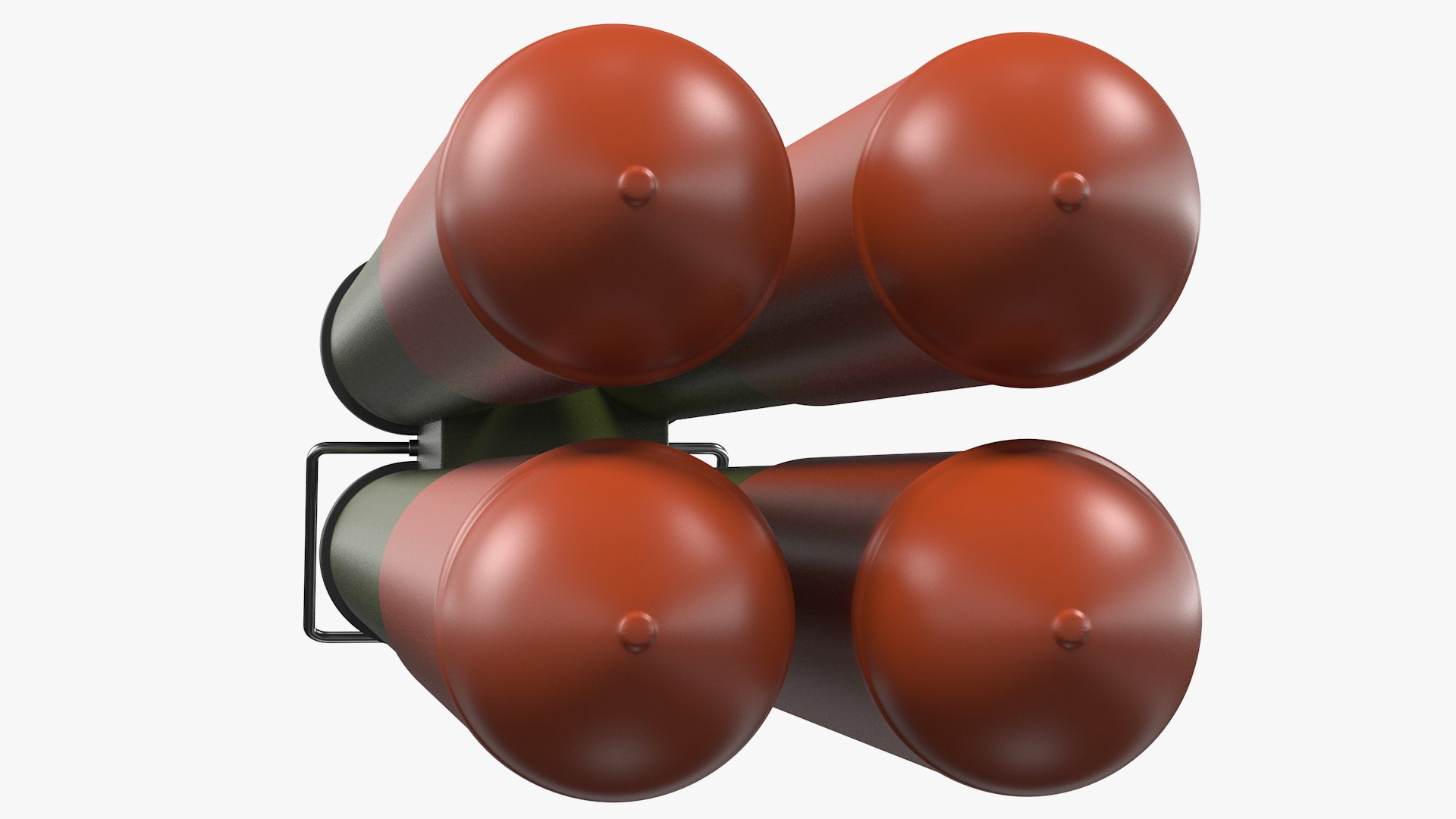Incendiary rocket 66 mm 3D model - TurboSquid 1602889
