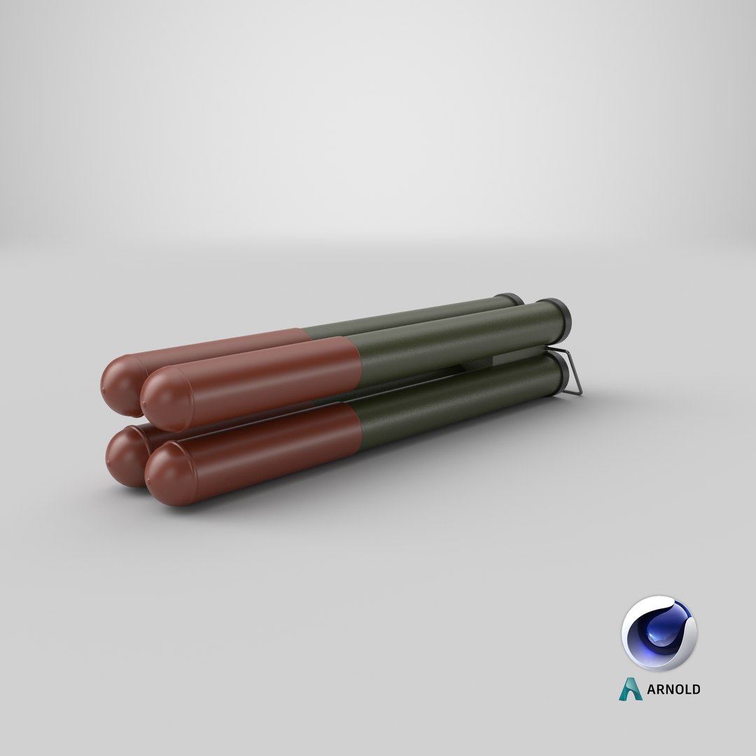 Incendiary Rocket 66 Mm 3D Model - TurboSquid 1602889