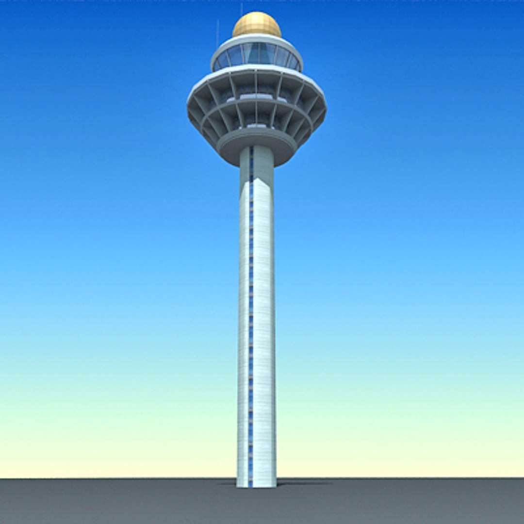 Airport Control Tower 3d Max