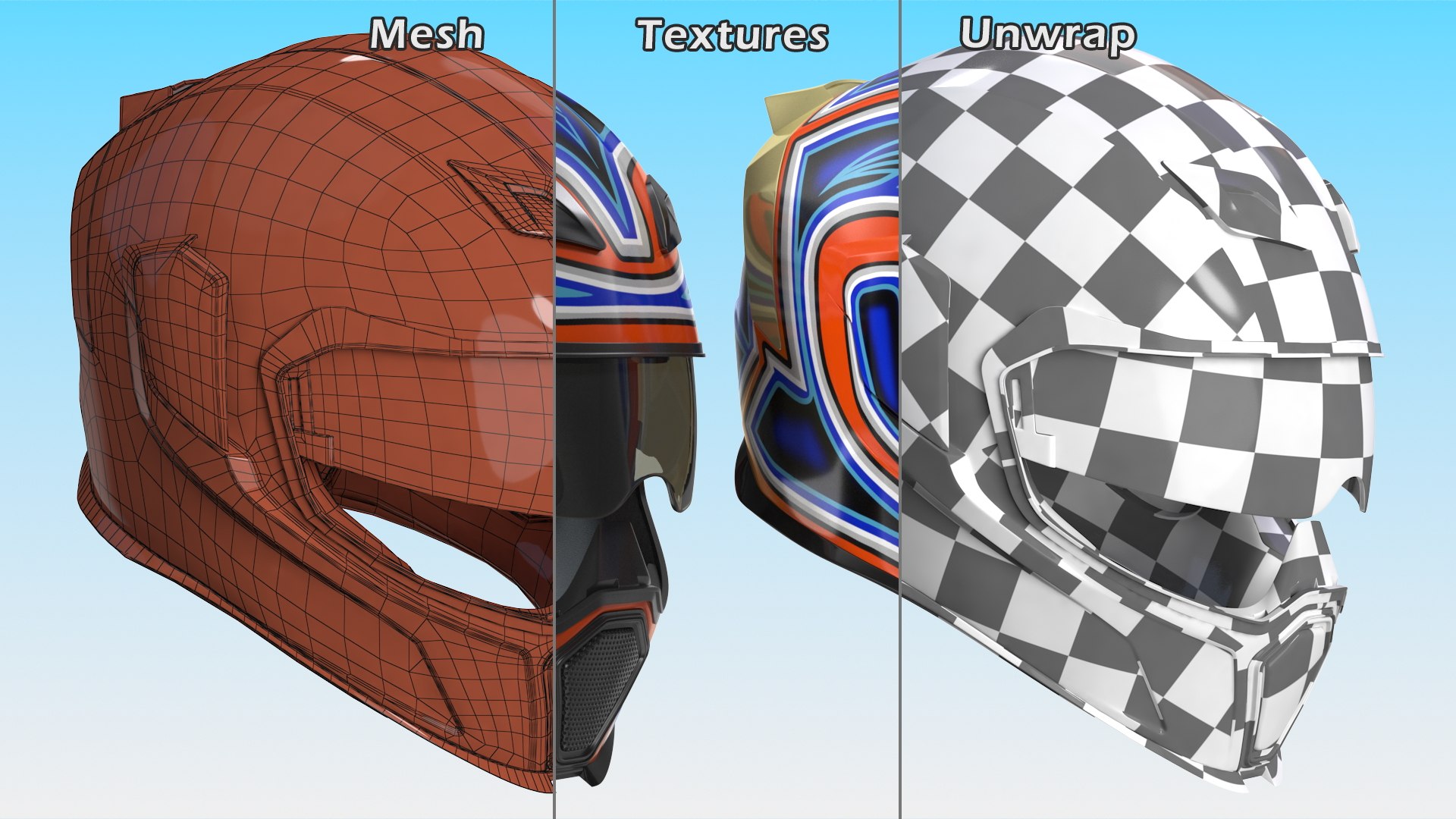 3D Motorcycle Helmets Collection - TurboSquid 2169202