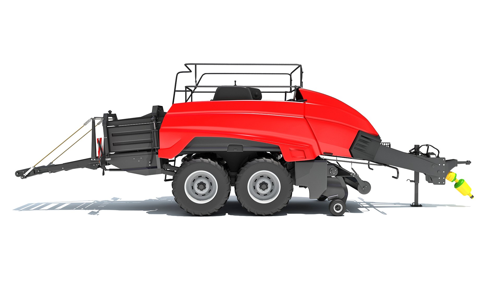 3D Model Large Square Baler - TurboSquid 1883654