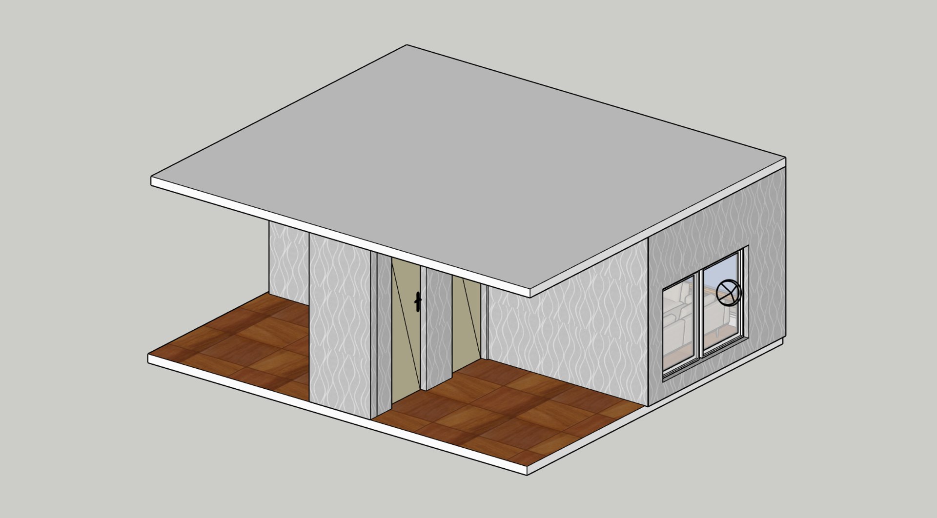 Free 3D Simple Living Room Model - TurboSquid 2265037