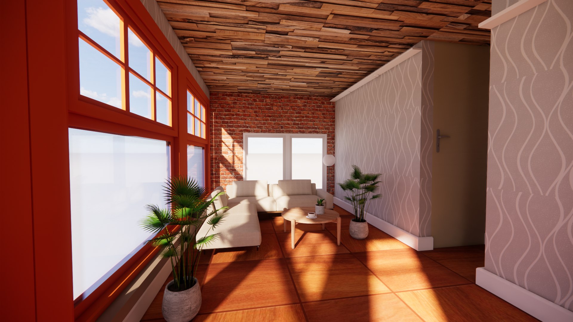 Free 3D Simple Living Room Model - TurboSquid 2265037