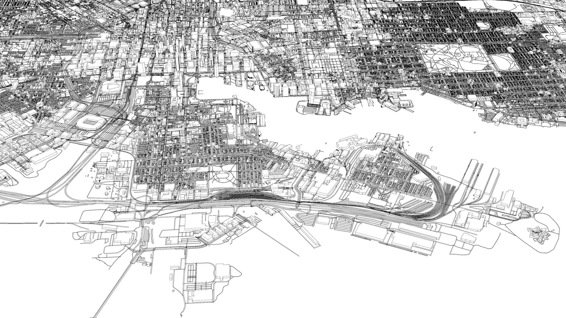 3D Baltimore USA - City And Urban - TurboSquid 2213520