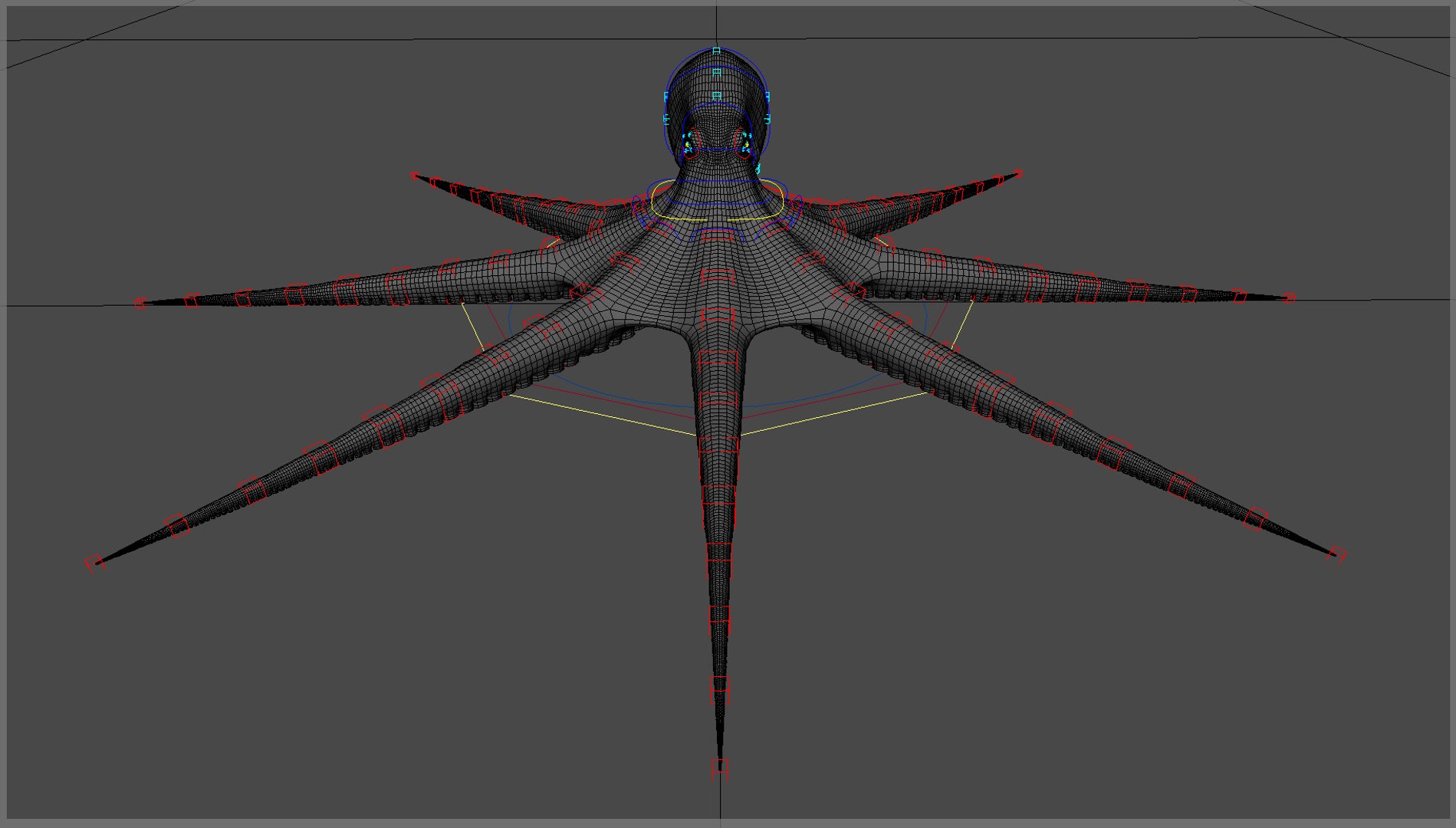 Giant Octopus RIG Model - TurboSquid 2350351