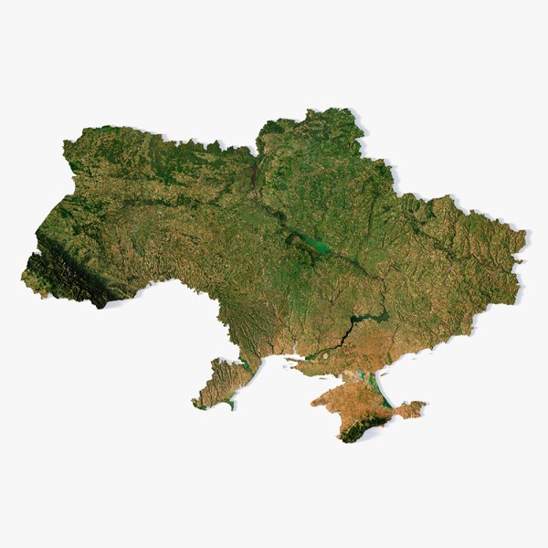 Ukraine 3D-Relief C4D OBJ STL 3D-Modell - TurboSquid 1943118
