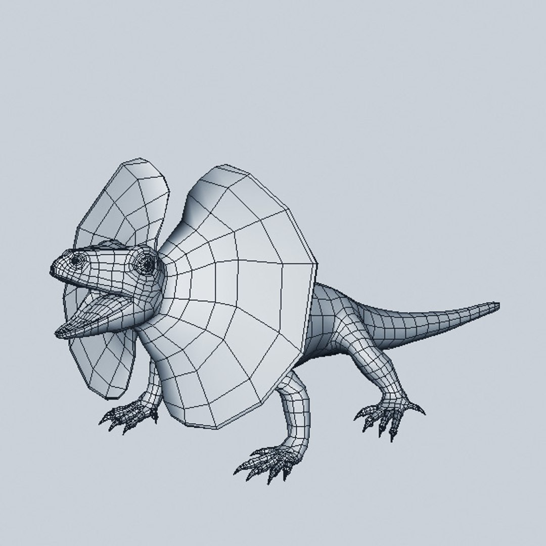 frilled lizard 3d 3ds