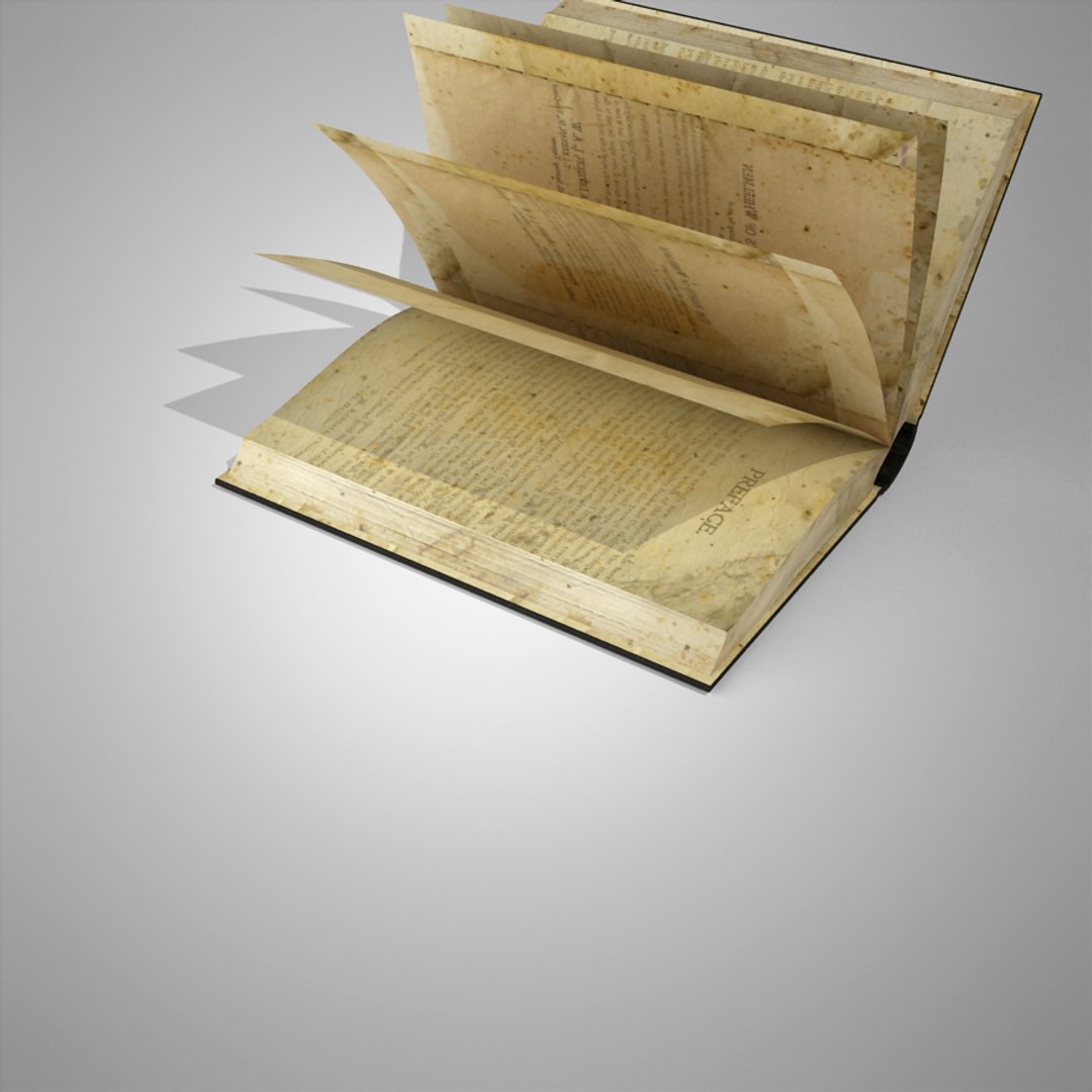 Old Book Rigging Animation Max