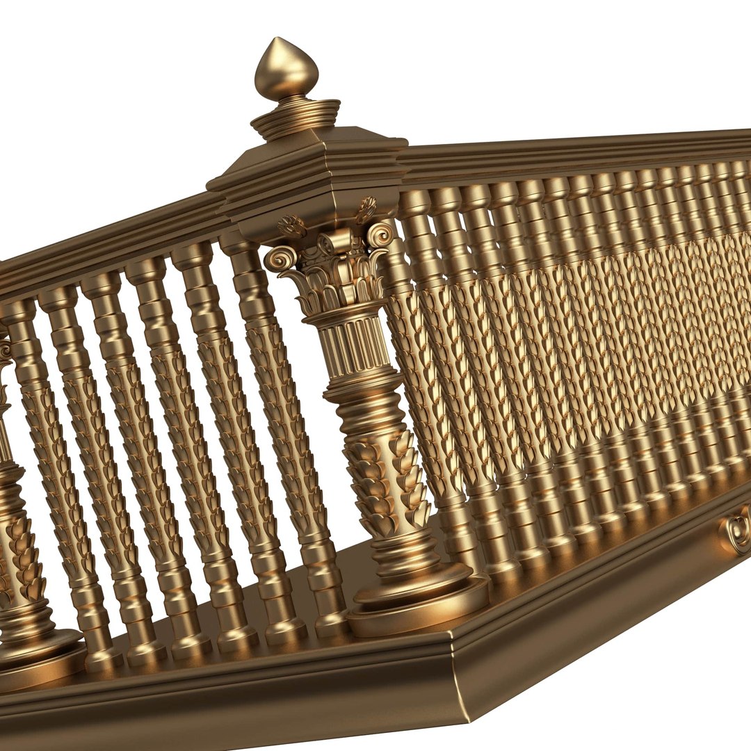 Classic Balcony 03 3D Model - TurboSquid 2324503