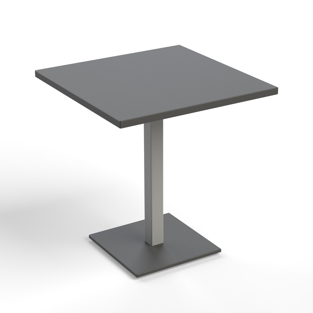 Metal Table 3D Model - TurboSquid 1677645