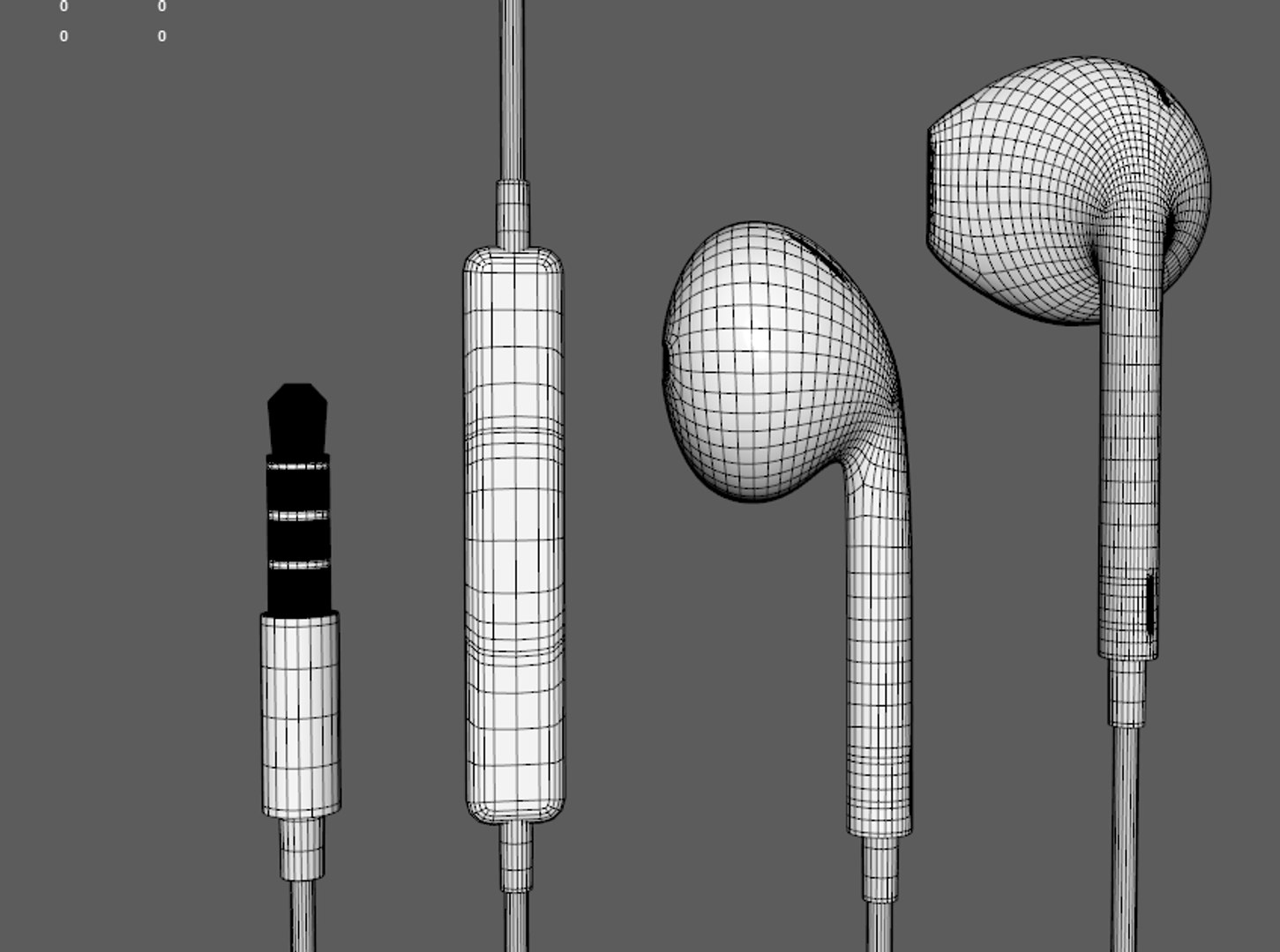 3D Model Apple Earbuds - TurboSquid 1282784