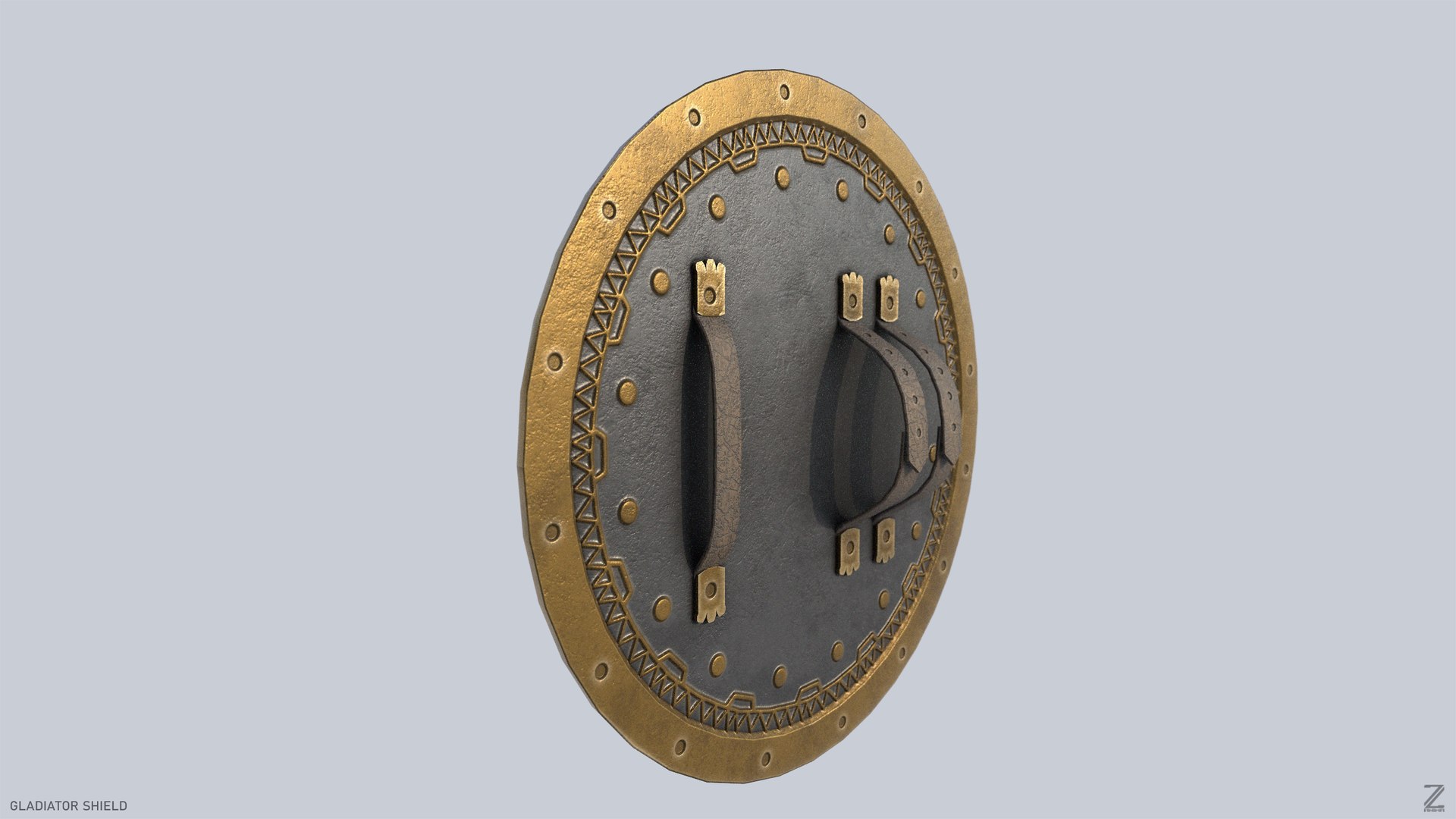 Gladiator Shield 3D Model - TurboSquid 2388063