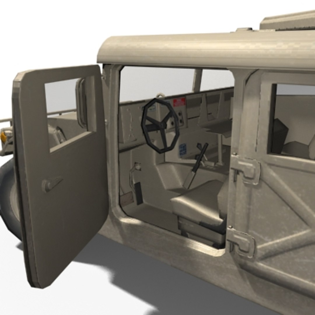 Low-poly Hmmwv Normal Mapping 3d Model