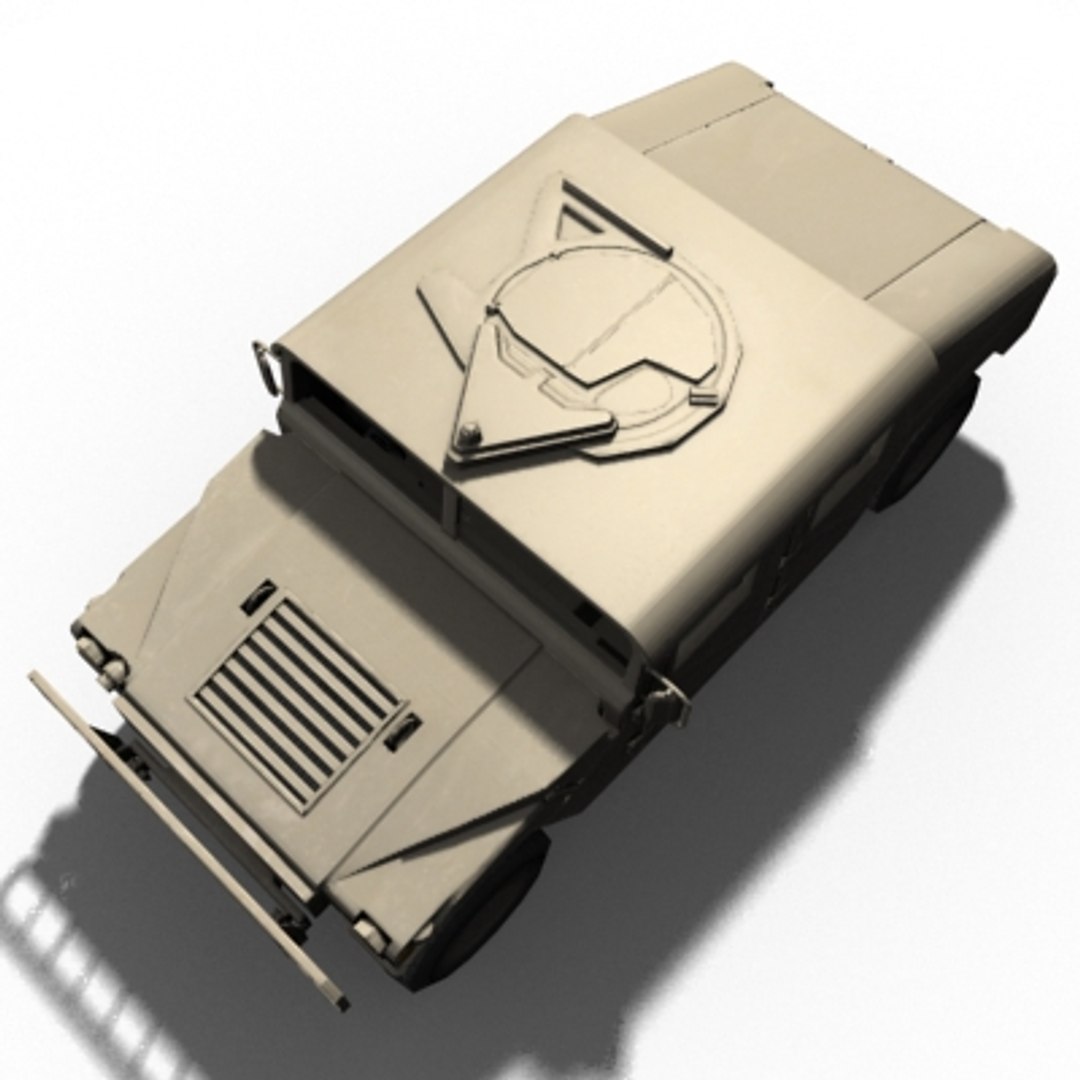 Low-poly Hmmwv Normal Mapping 3d Model