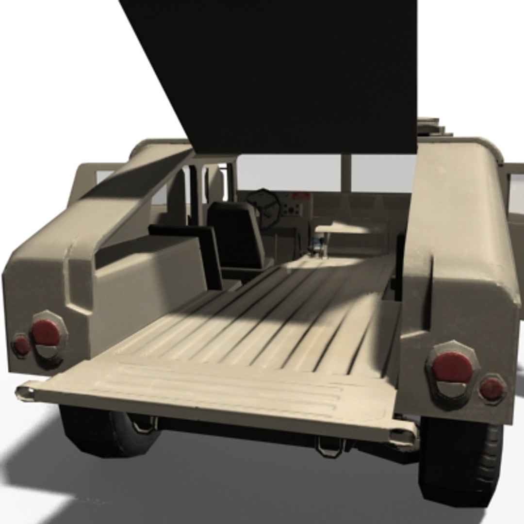 Low-poly Hmmwv Normal Mapping 3d Model