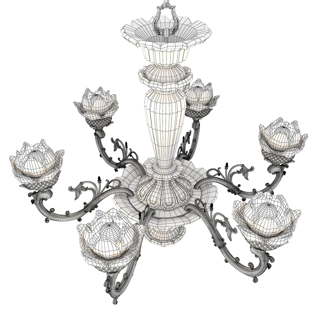 Classic Chandelier model - TurboSquid 1722084