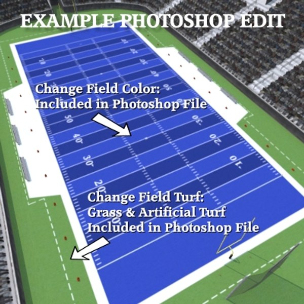 football bowl 2 tier 3d model