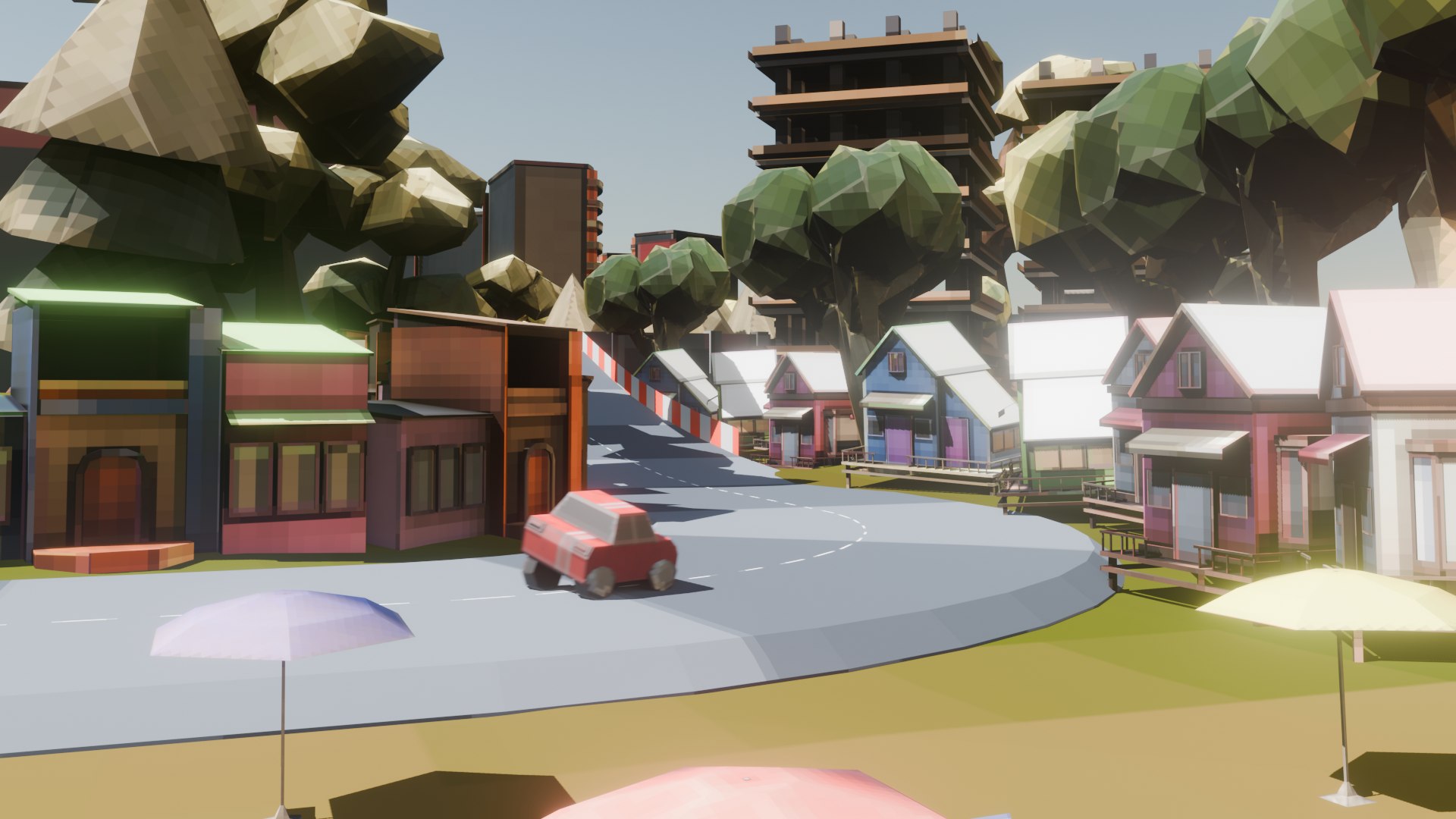 Low Poly Racing Track 3D Model - TurboSquid 2180820