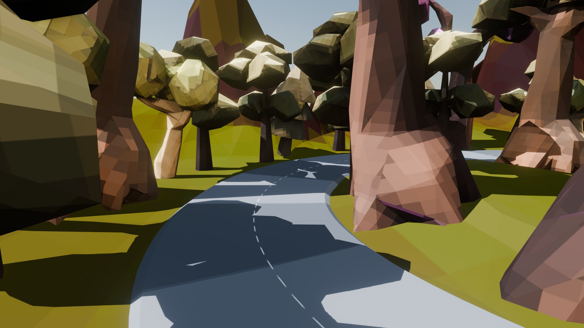 Low Poly Racing Track 3D Model - TurboSquid 2180820