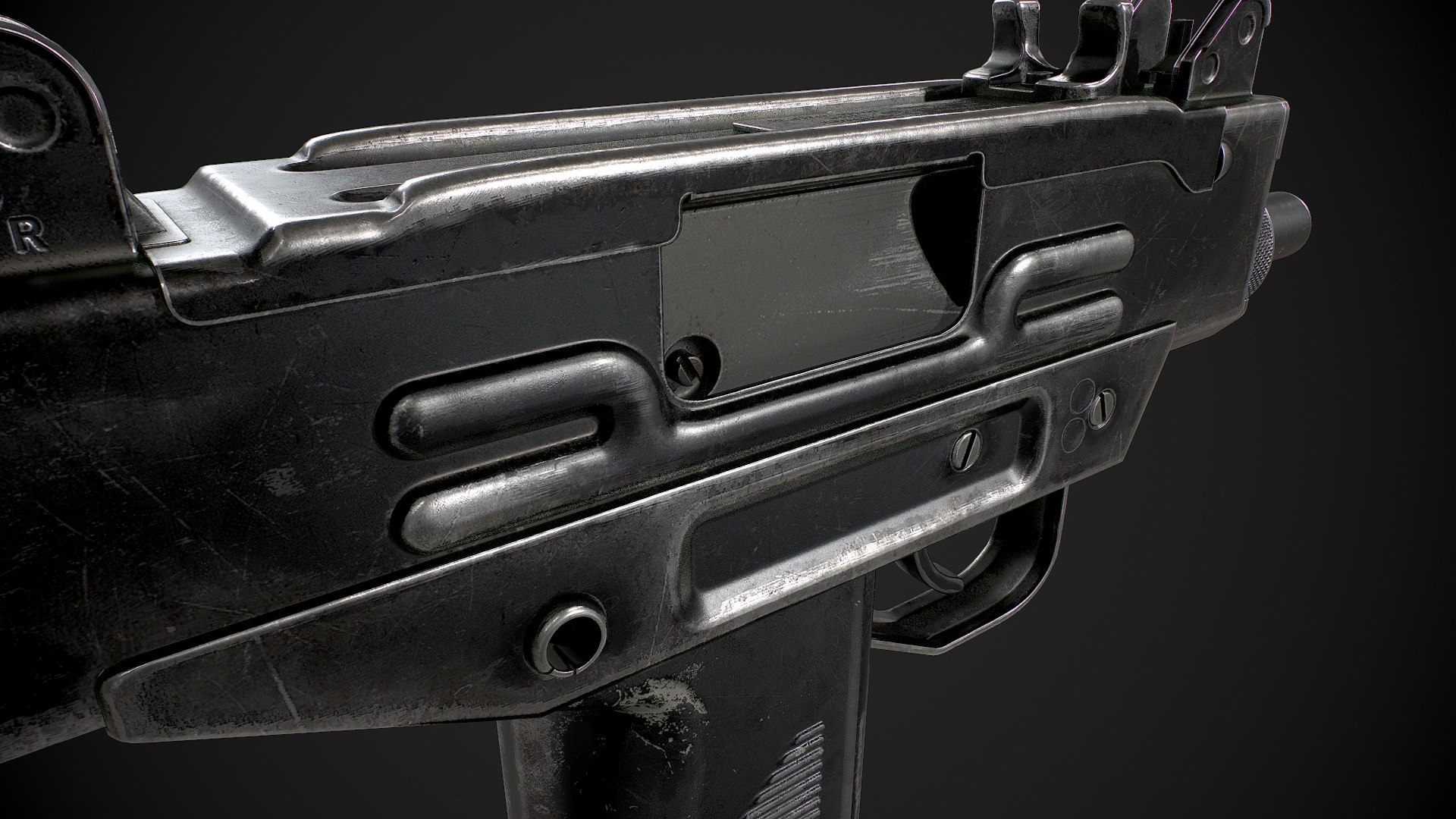 3d Model Micro Uzi