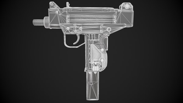 modelo 3d Micro Uzi - TurboSquid 583368