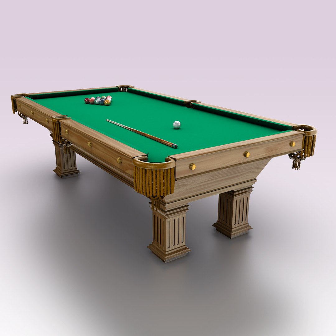 3d pool table