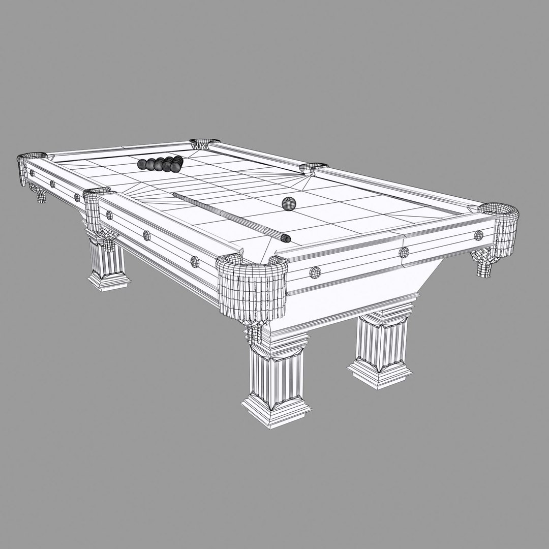 3d pool table