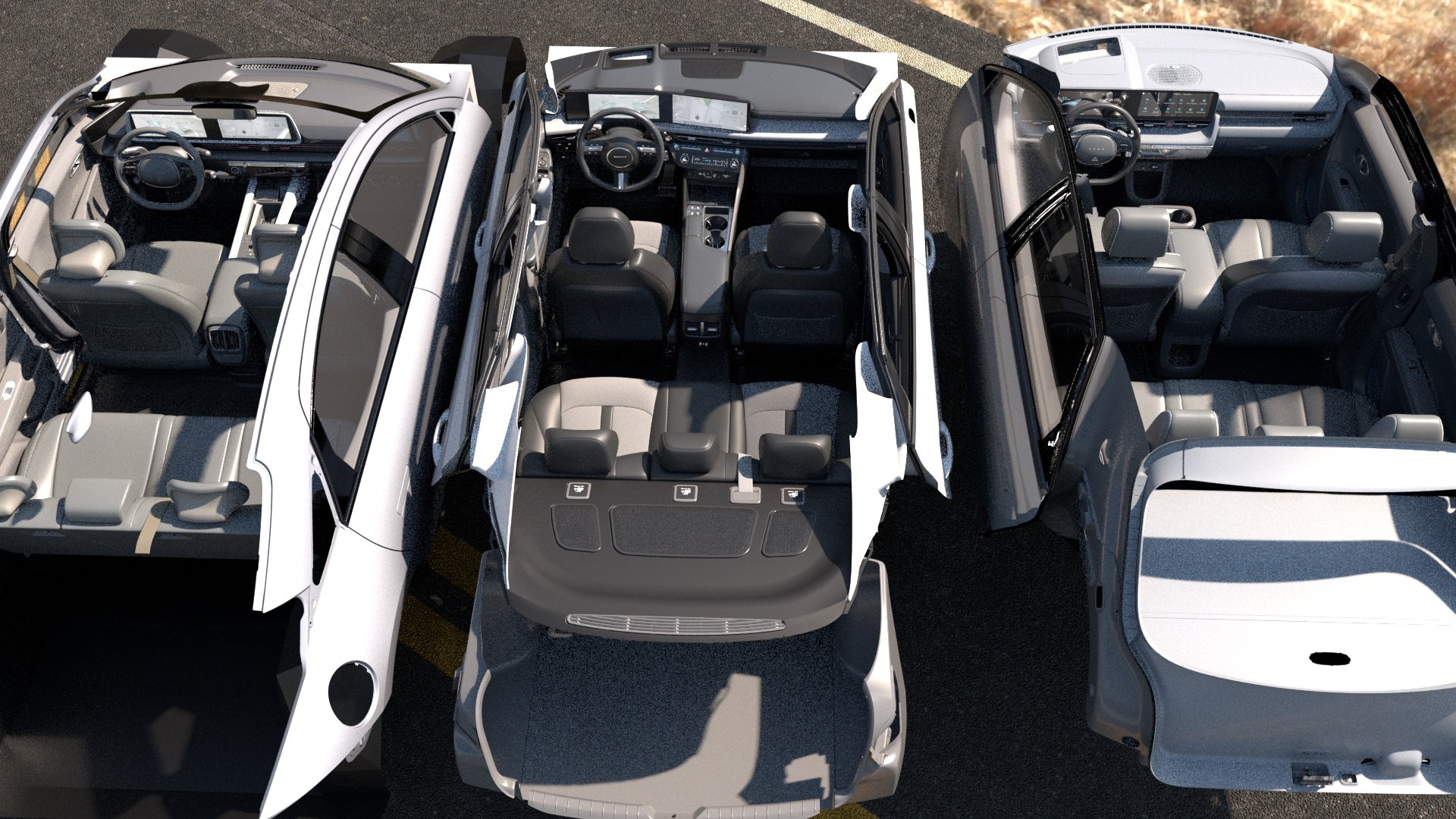 3D Model Ultimate Highly Detailed Car Sedan Interior Bundle-unreal-vray ...