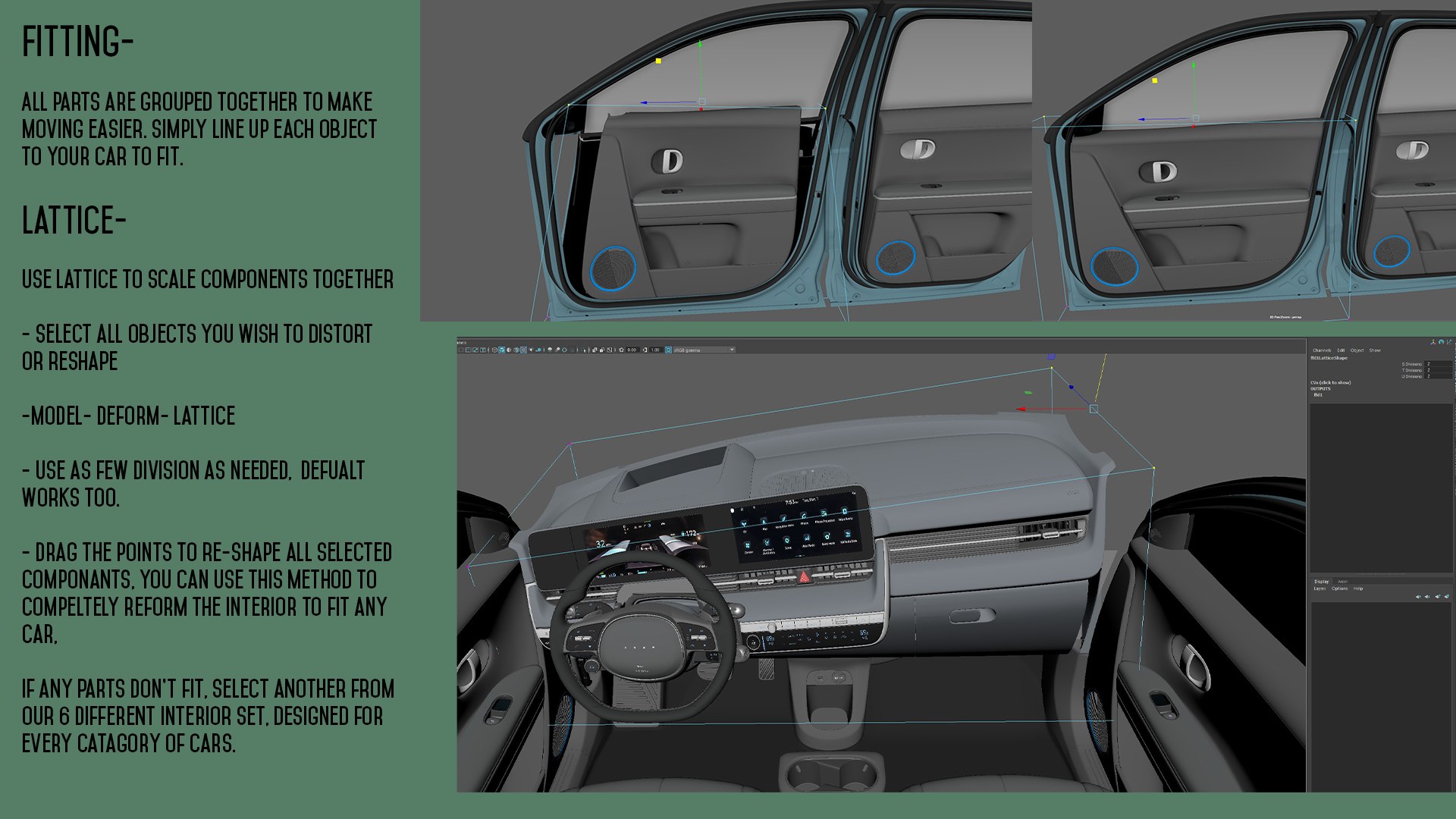 3D Model Ultimate Highly Detailed Car Sedan Interior Bundle-unreal-vray ...