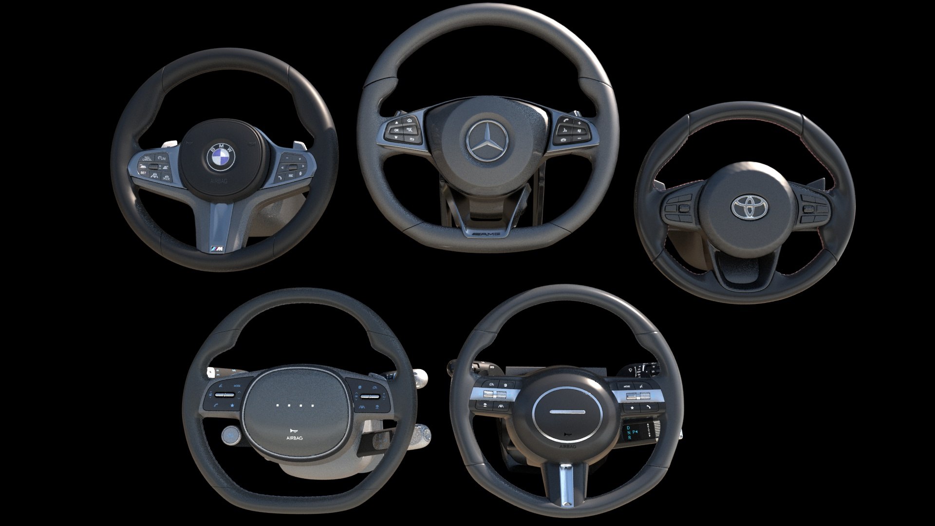 3D Model Ultimate Highly Detailed Car Sedan Interior Bundle-unreal-vray ...