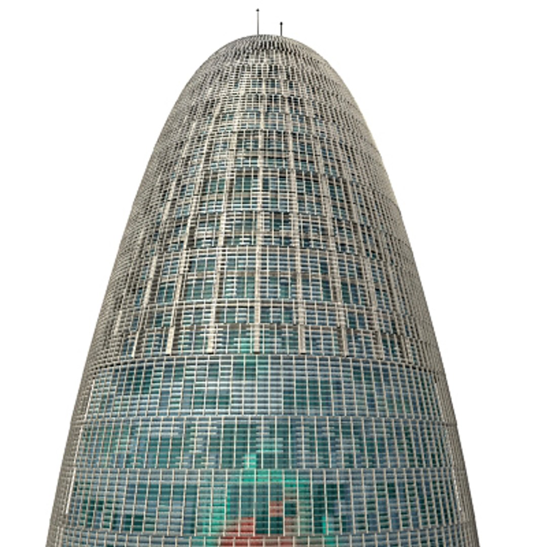 3d Tower Agbar Skyscraper Model