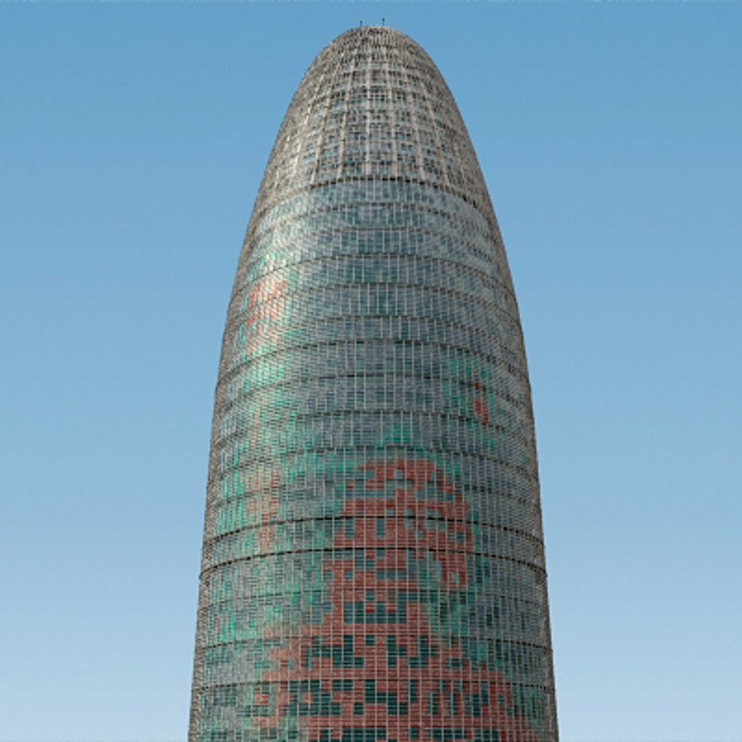 3d Tower Agbar Skyscraper Model